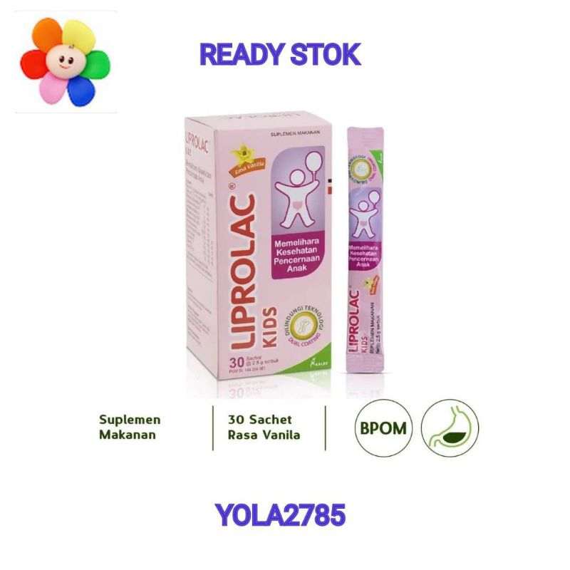 Jual Liprolac Kids Sachet Per Box isi 30 pcs | Shopee Indonesia