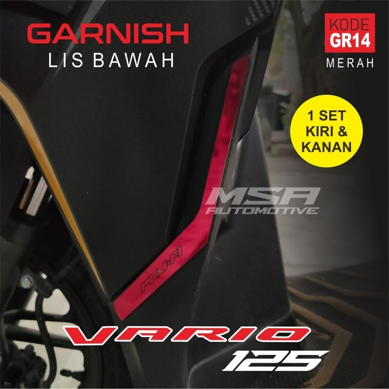 Jual Garnis lis sayap bawah Honda Vario 125 tahun 2023 | Shopee Indonesia