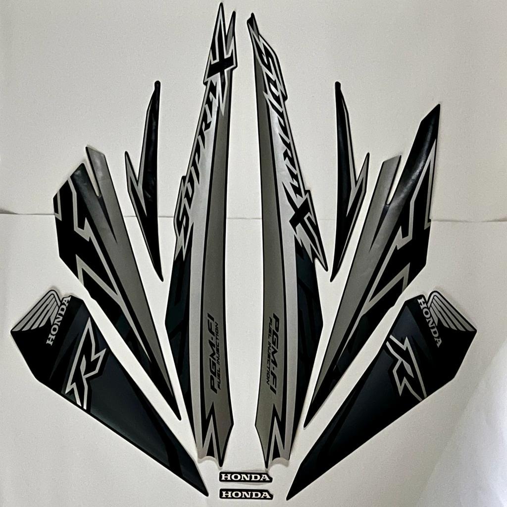 Jual STRIPING STICKER LES LIS POLET Honda Supra x 125 fi 2018 Racing ...
