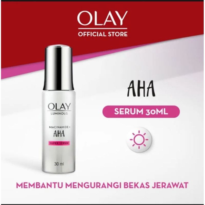 Jual Olay Luminous Niacinamide +AHA Super Serum Brightening Super Serum 15 ml | Shopee Indonesia
