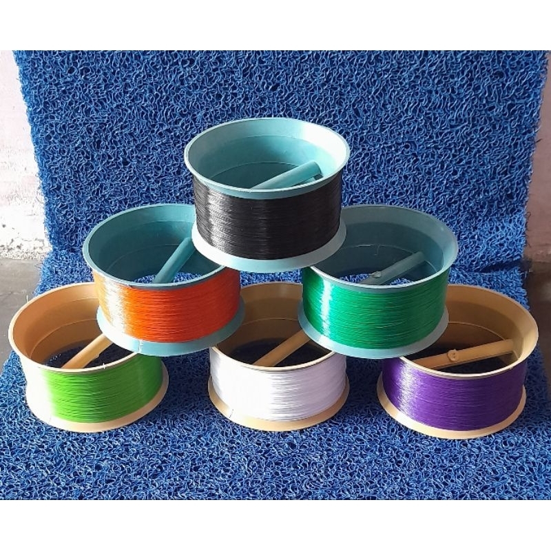 Jual Gulungan benang/KENUR/senar layangan marlin 0.40 dengan bahan ...