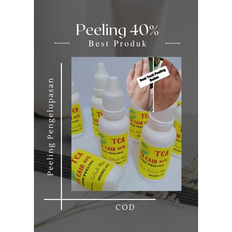Jual PEELING 40% FREE KUAS Peeling Badan / Peeling Wajah Pengelupasan ...