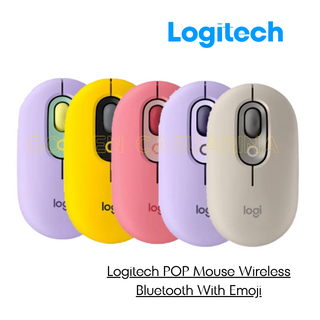 Jual Logitech POP Mouse Wireless Bluetooth Silent Emoji | Shopee Indonesia