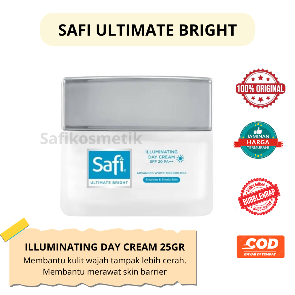 Jual Safi Ultimate Bright Illuminating Day Cream 25gr | Shopee Indonesia