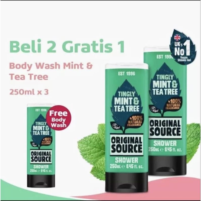 Jual ( READY ) Original Source Body Wash Pouch MANGO / VANILLA ...