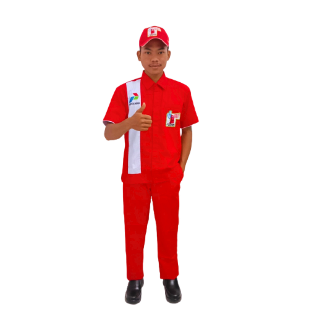 Jual Seragam Baju Operator Spbu Pertamina Pasti Pas Pria Wanita ...