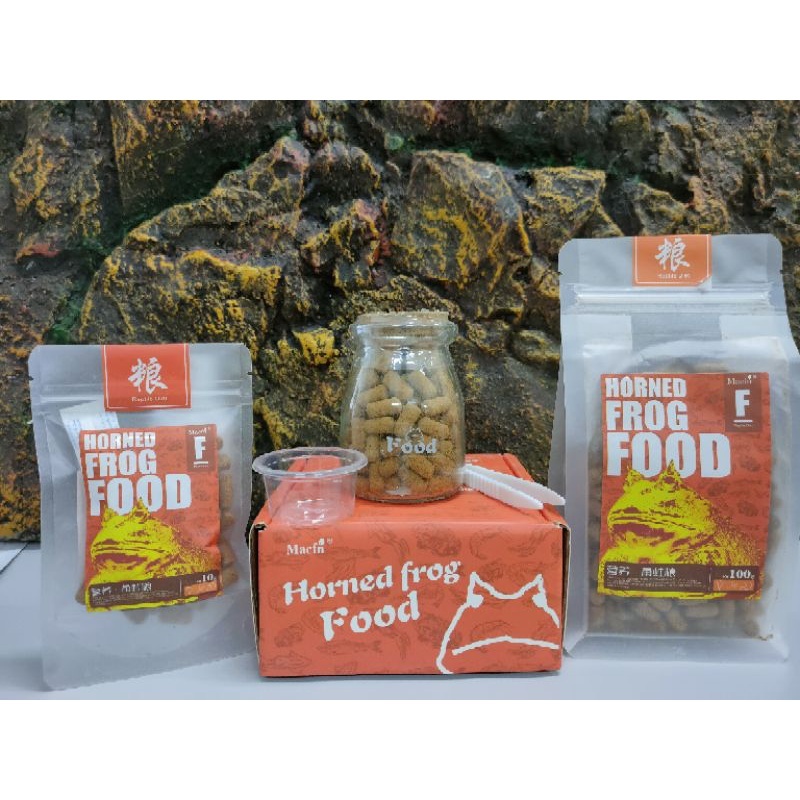 Jual MACFN Natural PROBIOTIK Pacman Frog Food Makanan Kodok Katak ...
