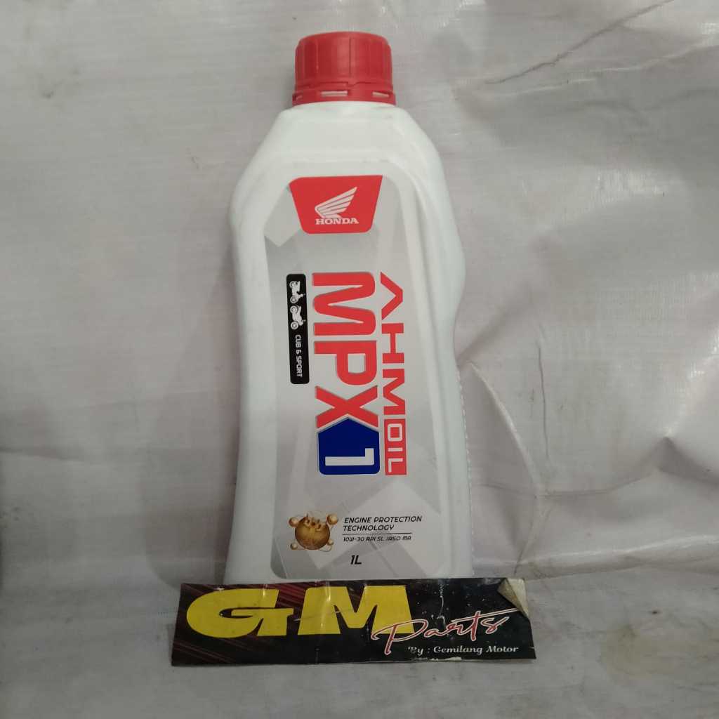 Jual OLI MESIN MOTOR 4 TAK AHM MPX 1 4T 10W30 API SL JASO MA HONDA IDE ORIGINAL | Shopee Indonesia