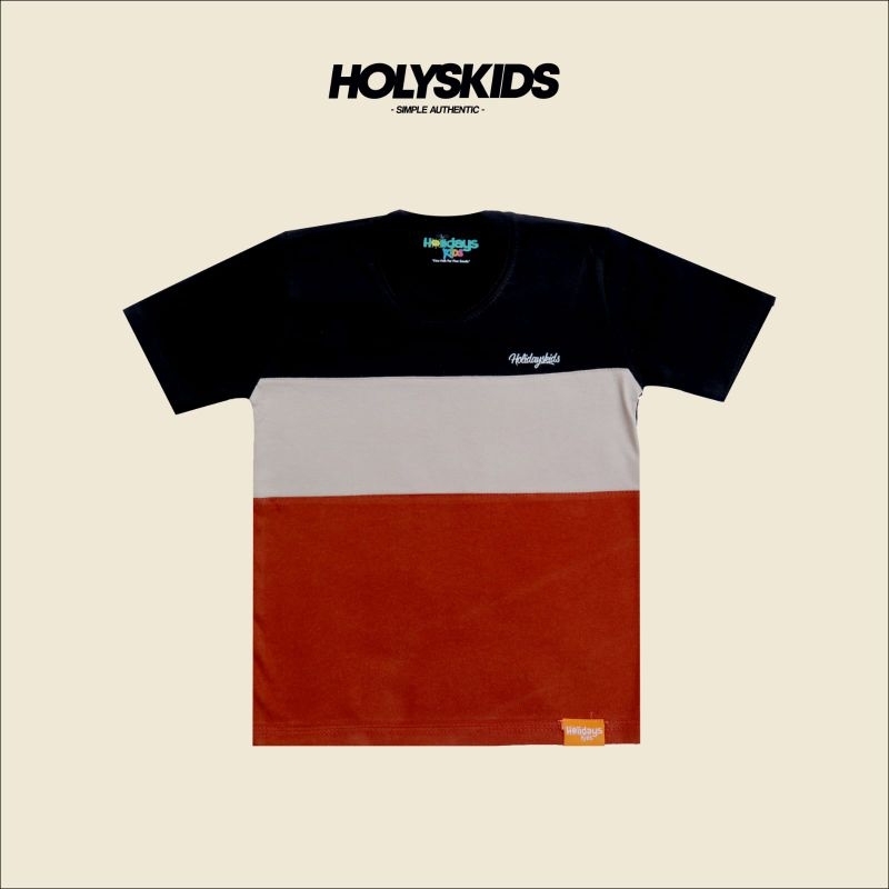 Jual Baju Kaos Anak Three Tone Simple Series Cotton Combed 24s Anak ...