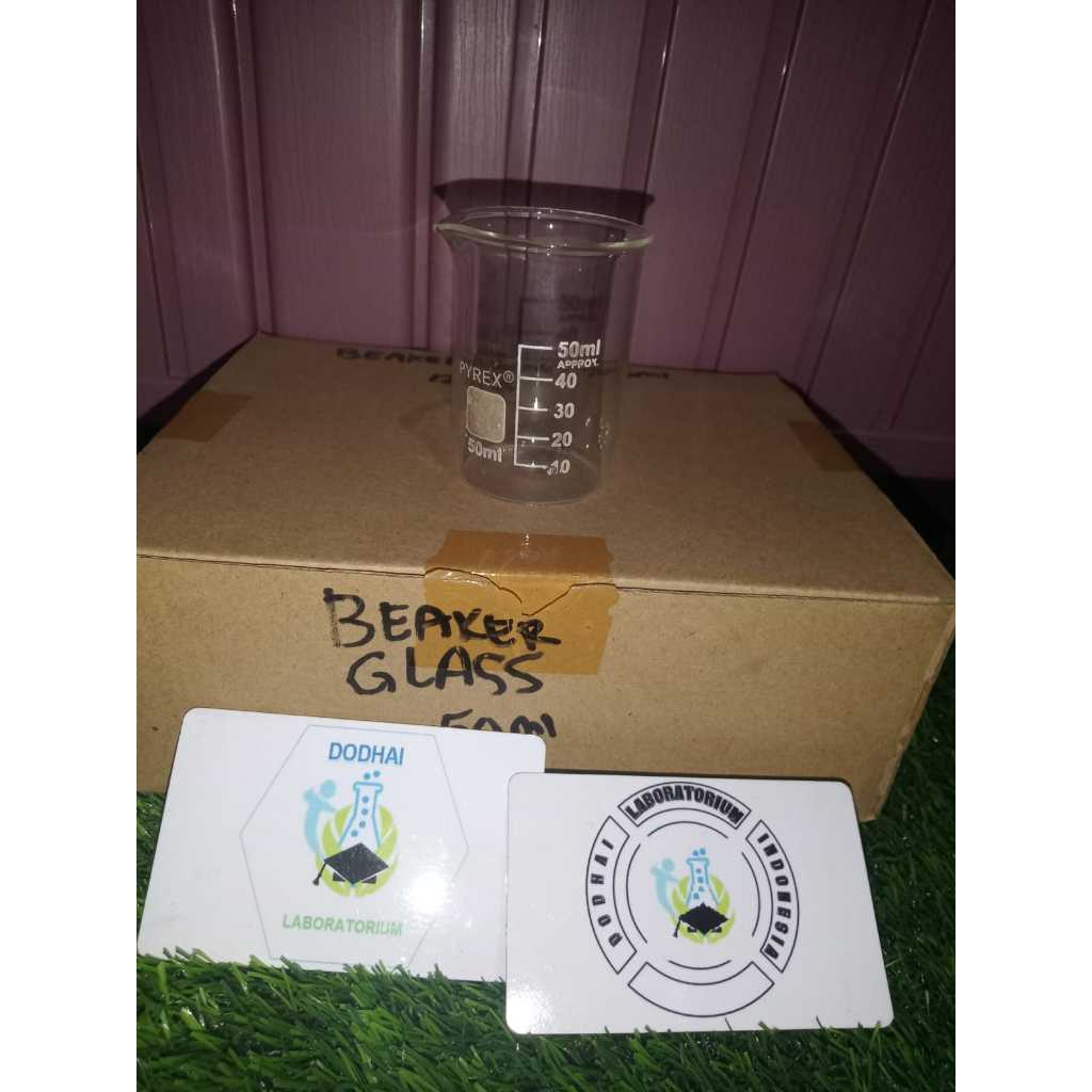 Jual Beaker glass, gelas kimia pyrex, 50ml | Shopee Indonesia
