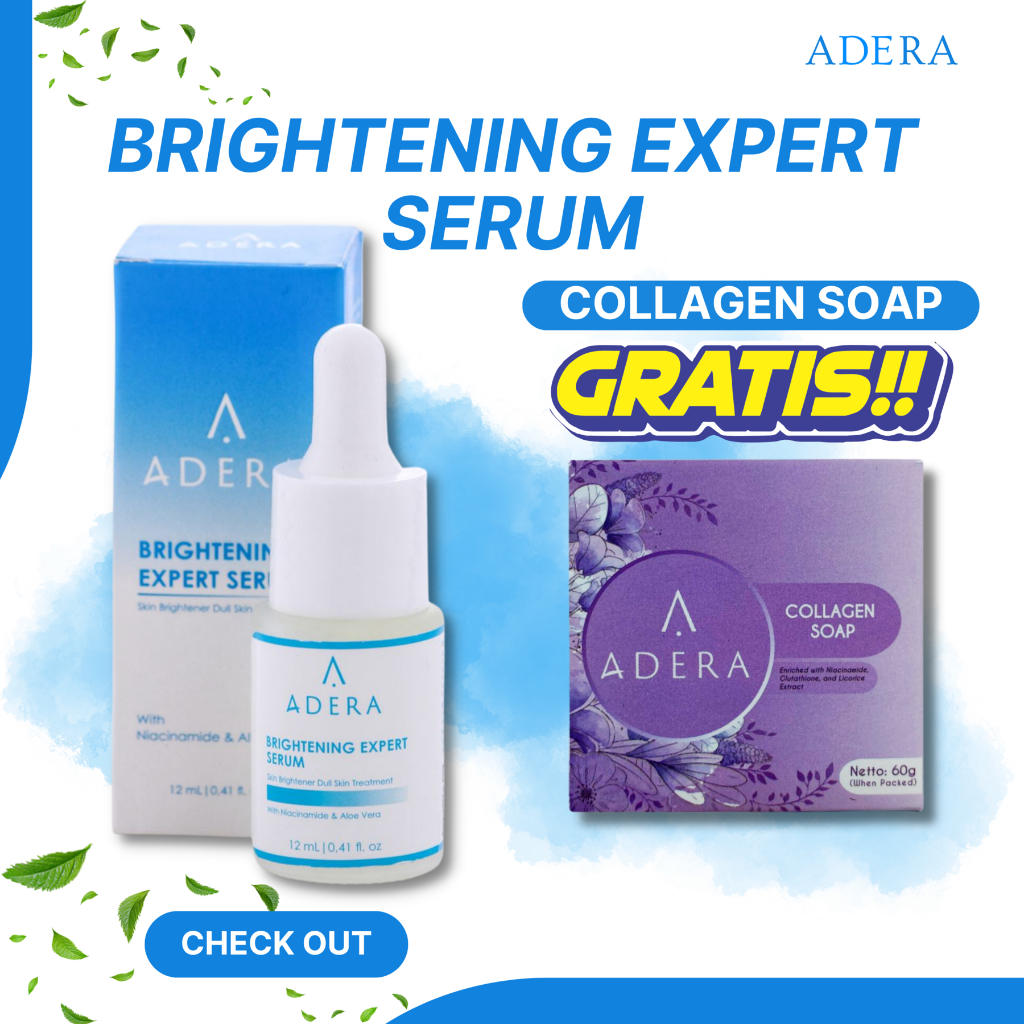 Jual Adera Face Serum Brightening Whitening Glowing Original BPOM Mencerahkan dan Memutihkan ...