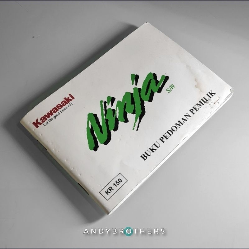 Jual Buku Manual Book Pedoman Pemilik Kawasaki Ninja KIS KR 150 R-S 2002-05 ORIGINAL | Shopee ...