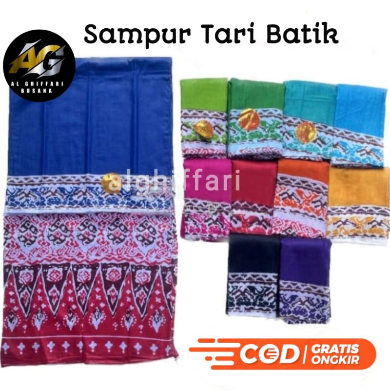 Jual SAMPUR TARI BATIK/ SAMPUR ANAK MURAH/ SELENDANG TARI GENDOLO GIRI ...