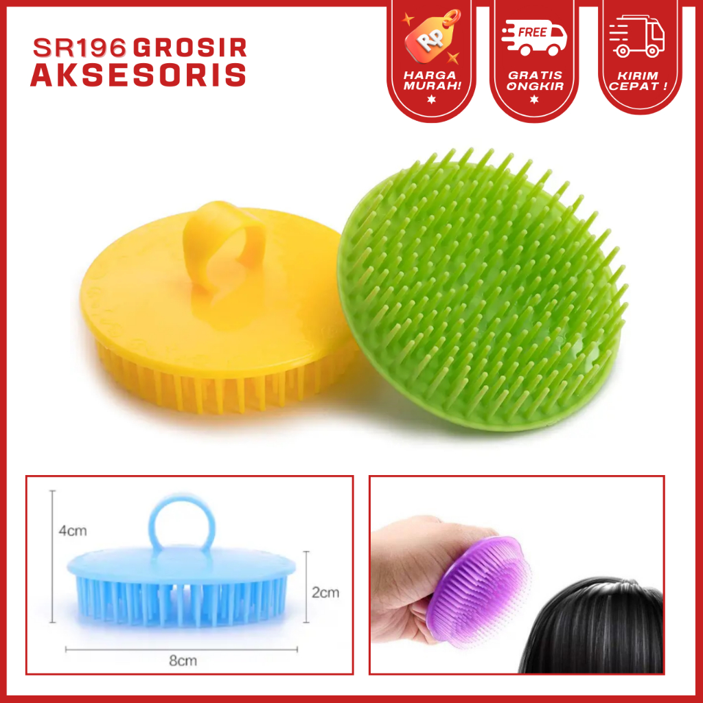 Jual Sisir Keramas Anti ketombe sisir bulat serbaguna | Shopee Indonesia
