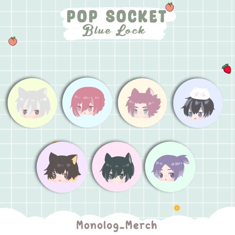 Jual Pop Socket Blue Lock | Shopee Indonesia