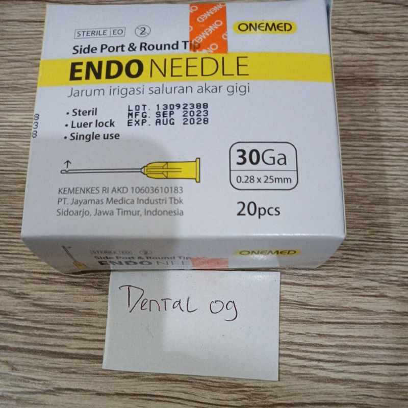 Jual dental Endo needle jarum irigasi | Shopee Indonesia