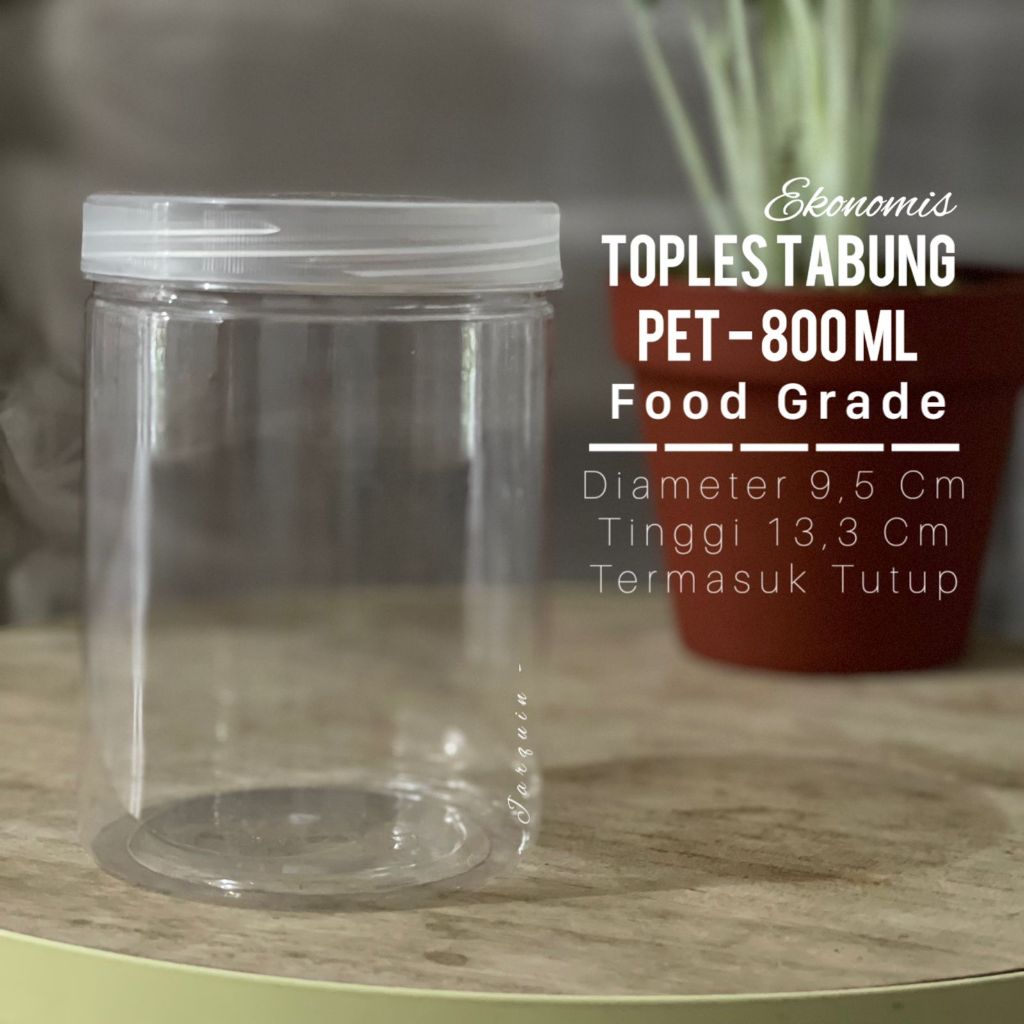 Jual Toples Tabung 800 ml toples plastik 800 ml | Shopee Indonesia