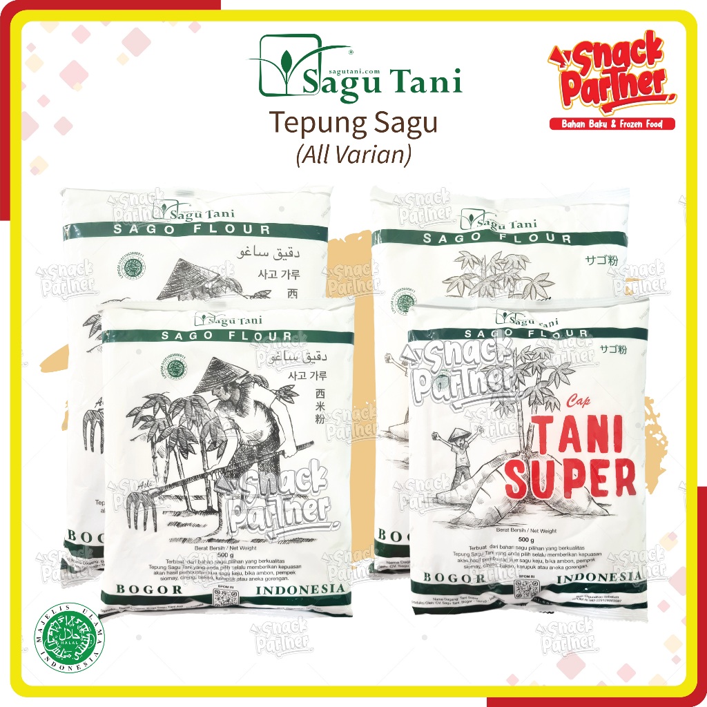 Jual SAGU TANI 500 GR / 1 KG - Tepung Sagu Cap Tani Asli Premium Super ...