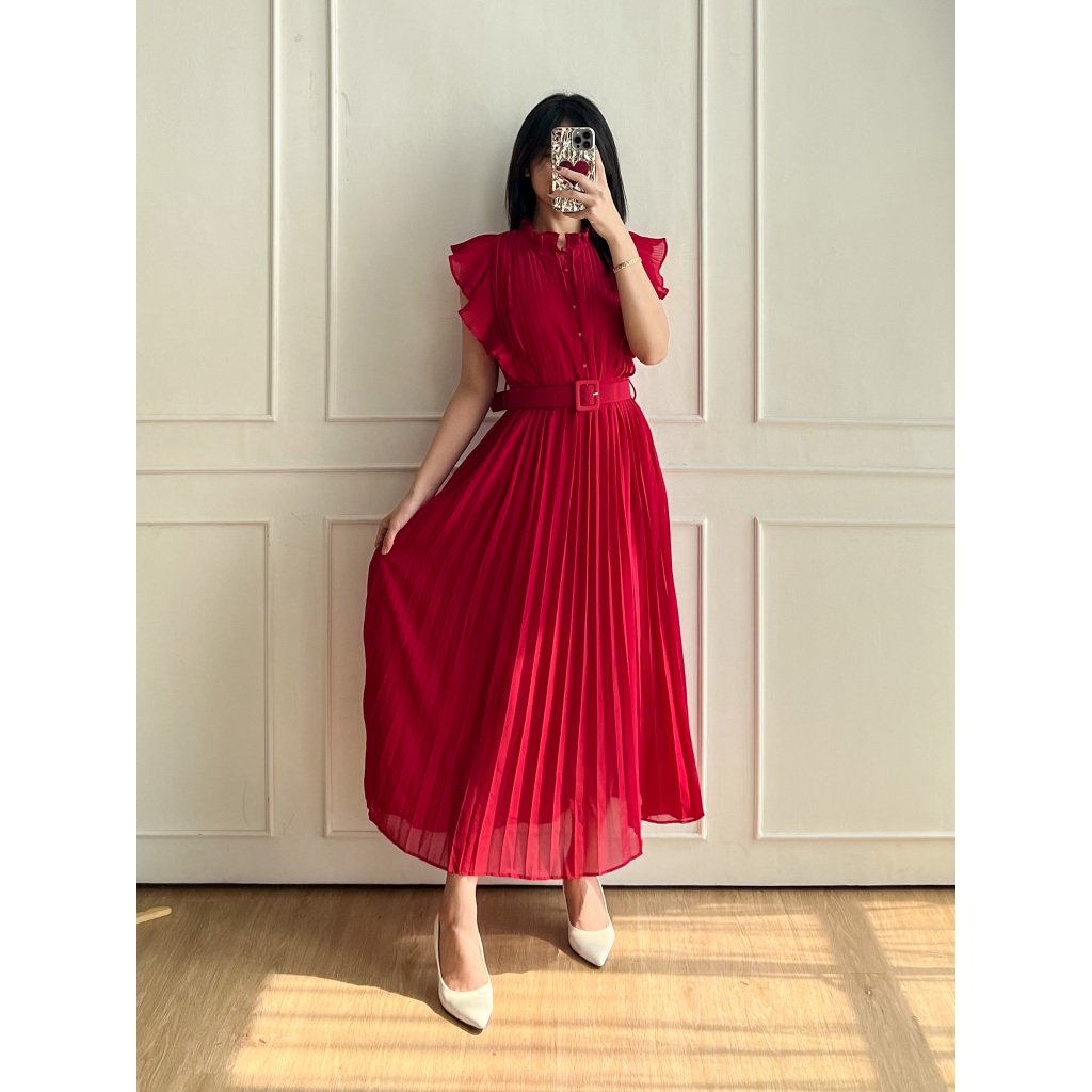 Jual DOLLA - Gita Dress Sleeveless Elegant Party Dress | Shopee Indonesia