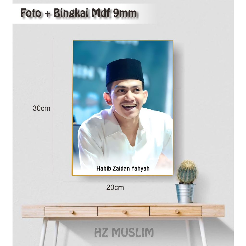 Jual Foto Habib Zaidan Yahya/poster Zaidan Yahya/foto ulama / poto kiai ...