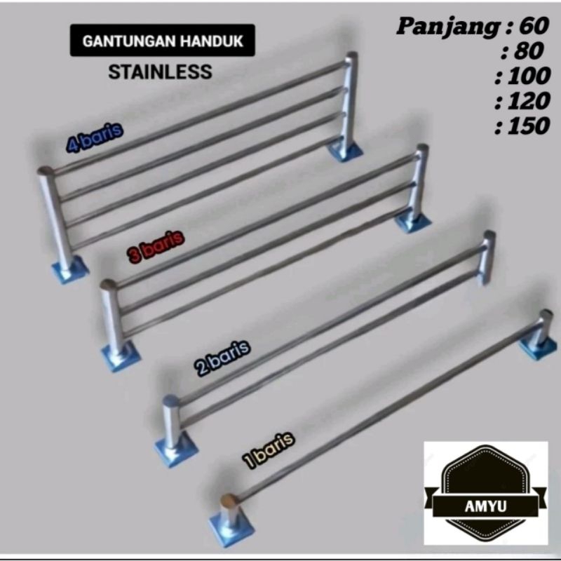 Jual Gantungan Handuk tempel dinding/rak handuk tempel dinding | Shopee ...