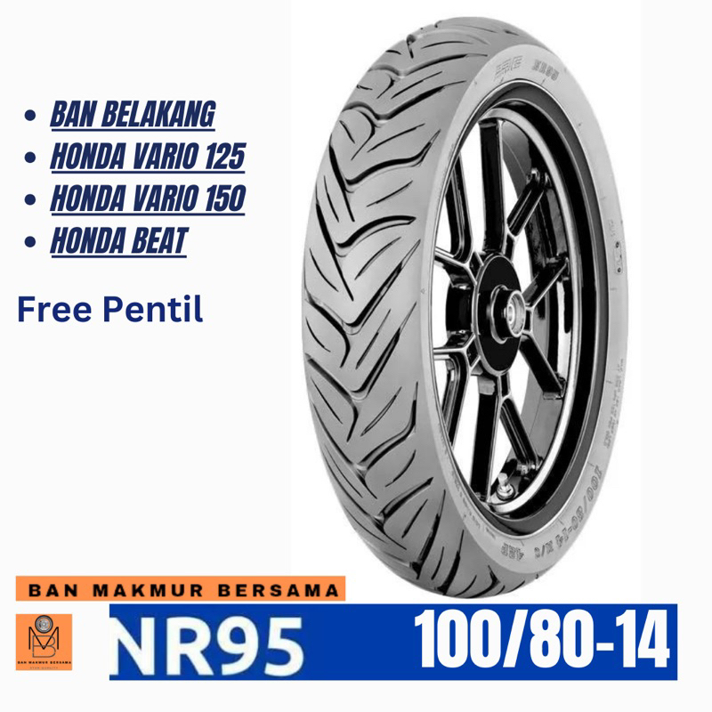 Jual Ban Luar Motor Matic IRC NR95 100/80-14 Vario 150 Tubeless Free ...