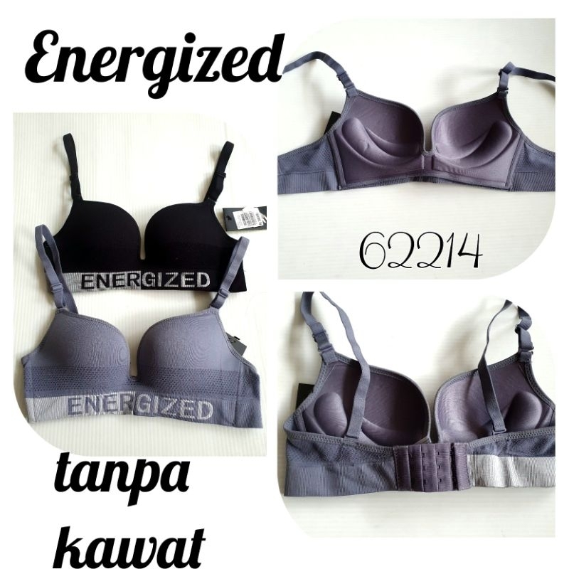 Jual ENERGIZED-BH BRA TANPA KAWAT PUSH UP-62214 | Shopee Indonesia