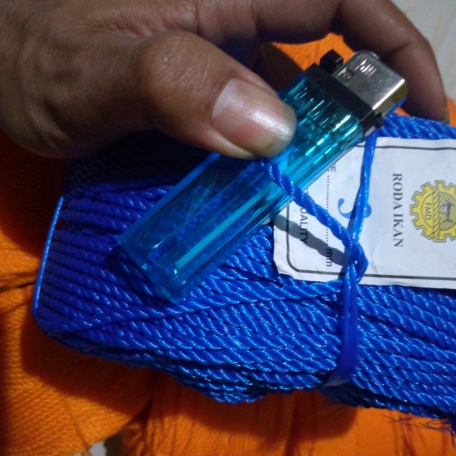 Jual Tali Ris / Tali Tambang/ Tali Tampar Cap Roda Ikan 3 mm | Shopee Indonesia