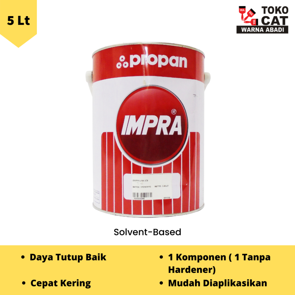 Jual CAT PROPAN IMPRA MELAMINE NC SANDING SEALER ML-121 DAN CLEAR ...