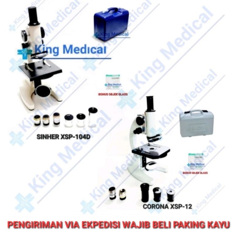 Jual Mikroskop Cahaya XSP 12/Microscope Monokuler SMP SMA Pembesaran ...