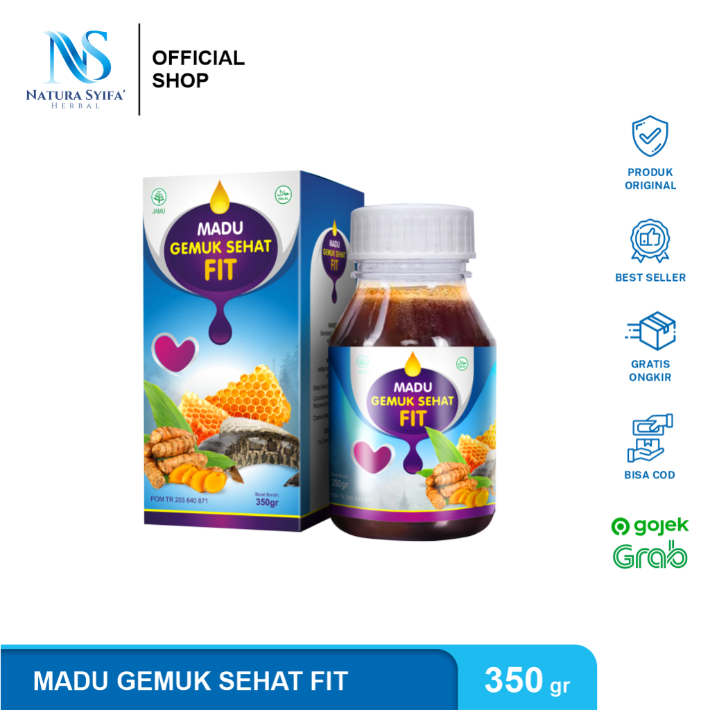 Jual NATURA SYIFA' HERBAL - Madu Gemukku Sehat Fit - 350ml - Madu ...