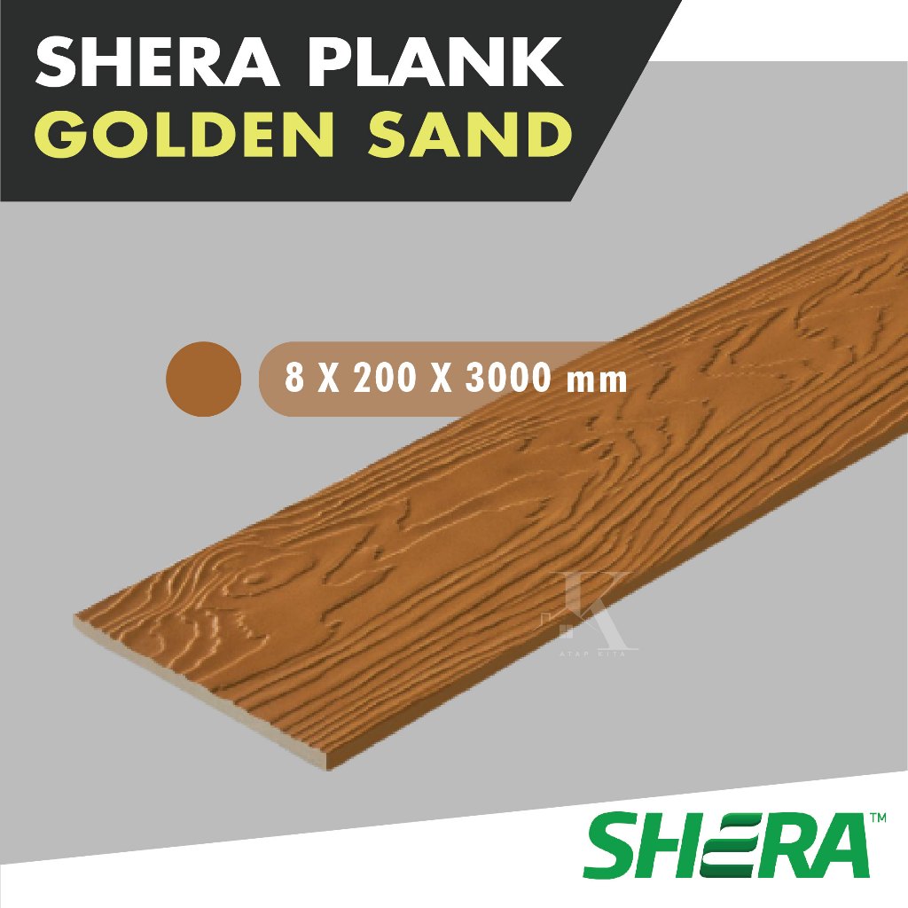 Jual SHERA PLANK GOLDEN SAND / VARIAN / FIBERSEMEN / LISPLANG SHERA ...