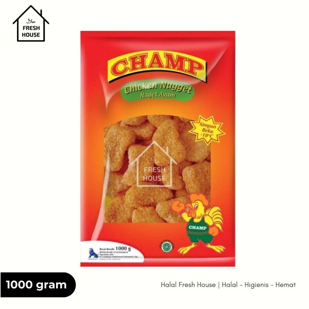 Jual Champ Chicken Nugget, Nugget Ayam 1KG | Shopee Indonesia