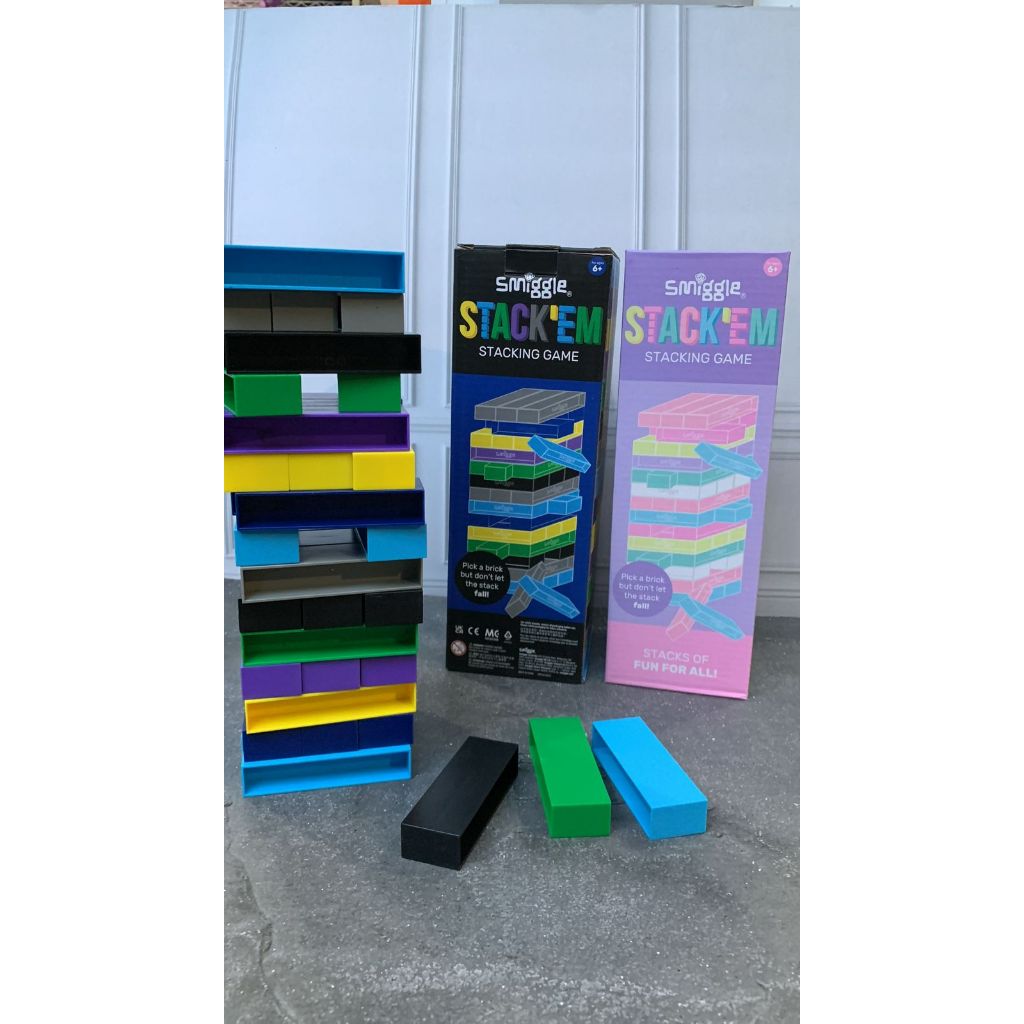Jual SMIGGLE STACK'EM STACKING GAME - MAINAN SMIGGLE | Shopee Indonesia