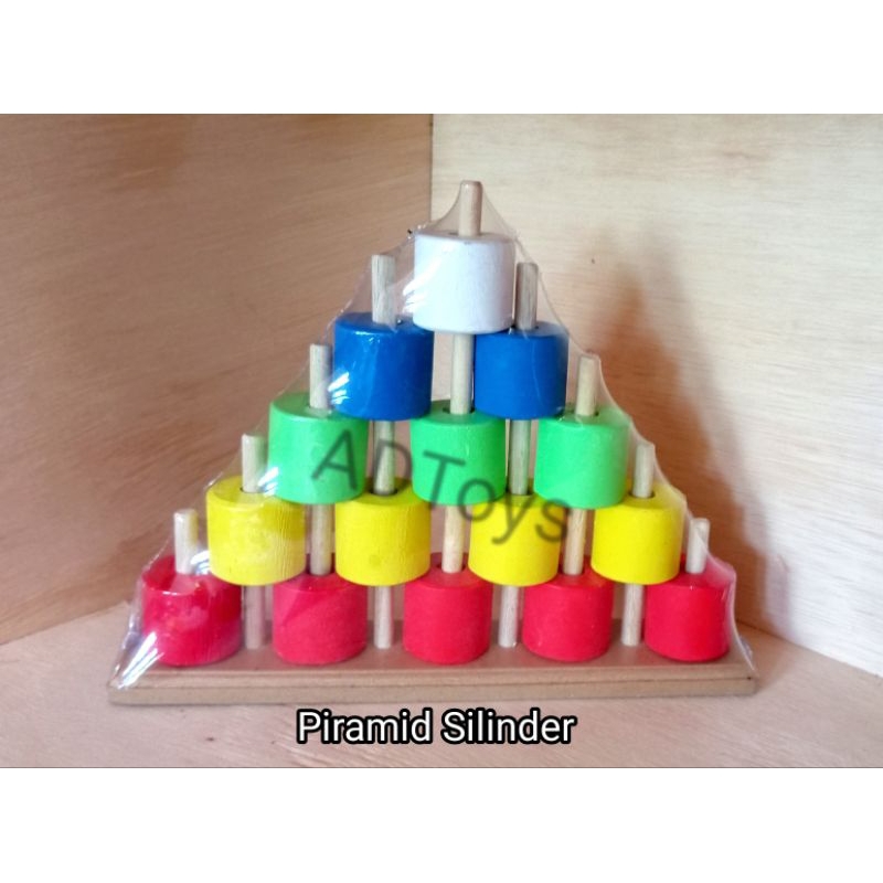 Jual Menara Selinder Warna//Menara Piramida Silinder | Shopee Indonesia