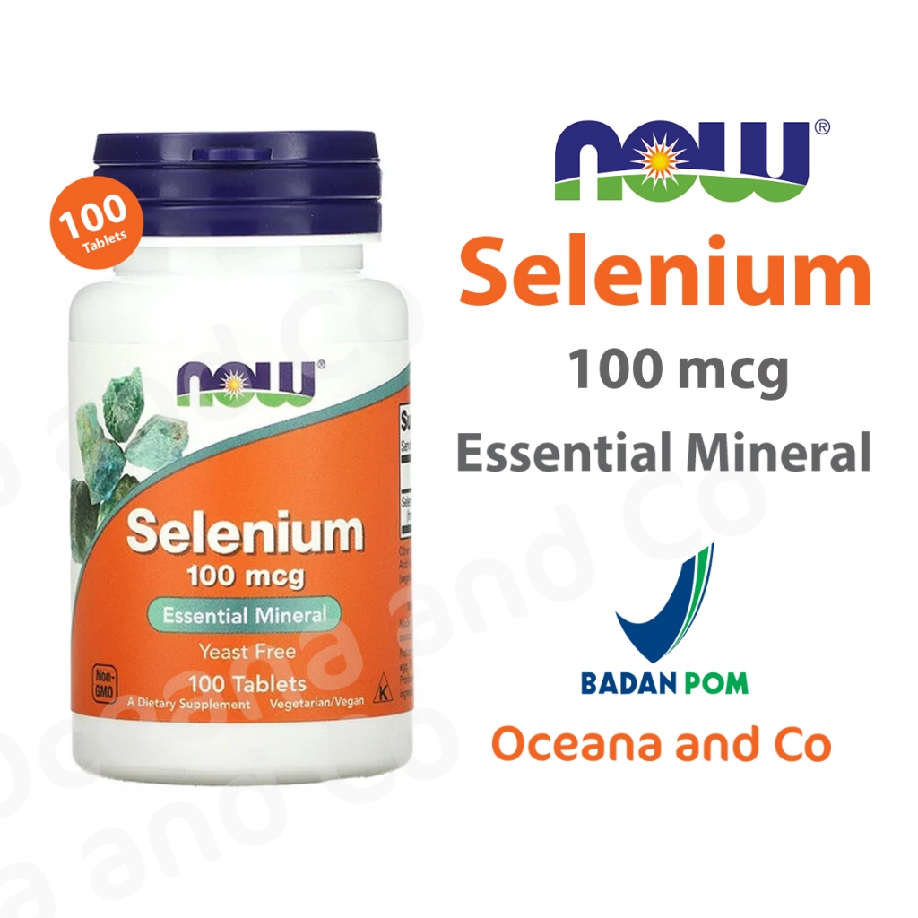 Jual NOW FOODS Selenium 100 mcg 100 Tabs | Shopee Indonesia