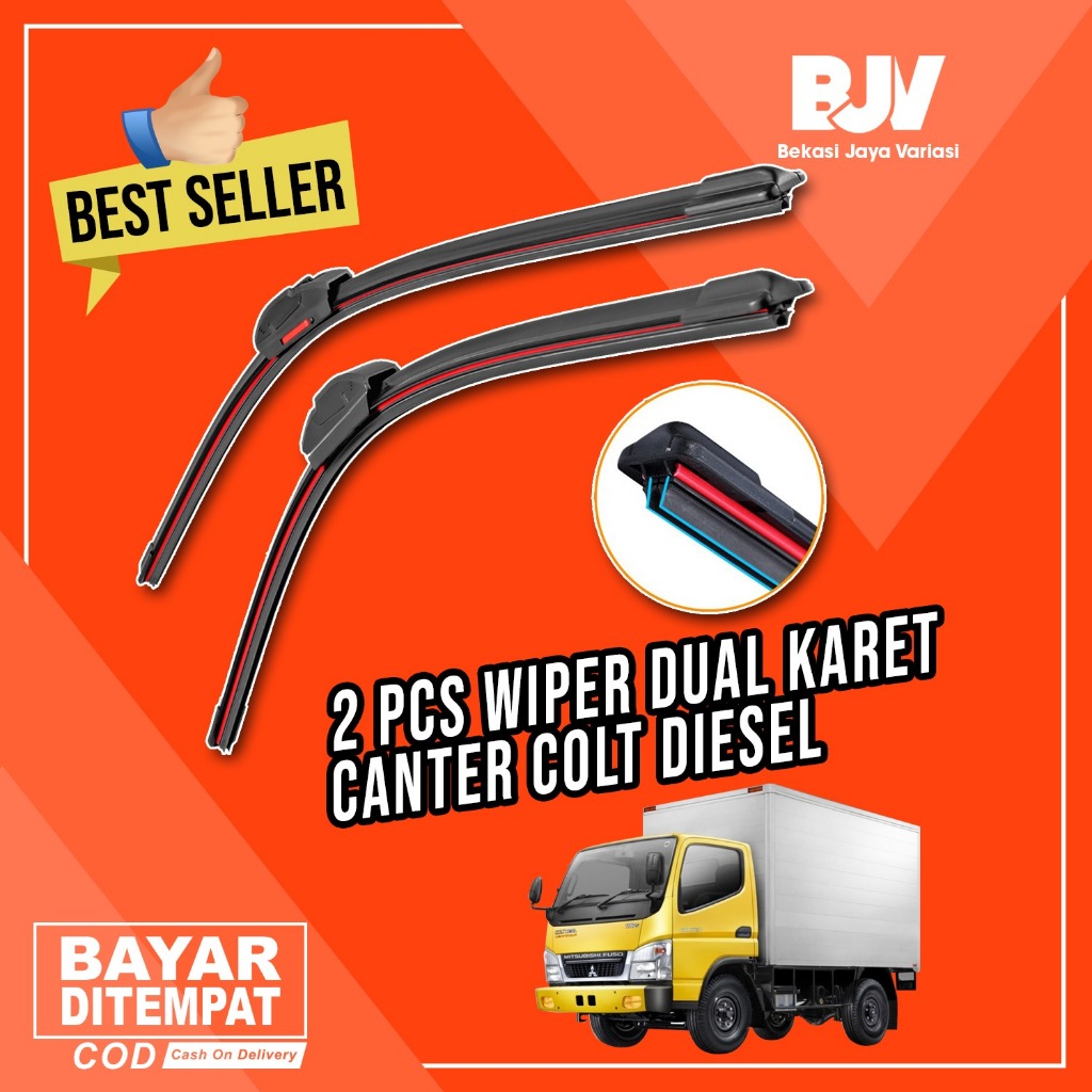 Jual Wiper Mobil Dual Blade - Mitsubishi Canter Colt Diesel - Wiper ...