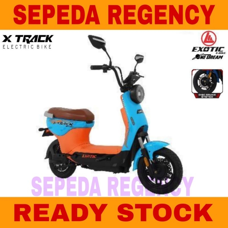 Jual Sepeda Listrik EXOTIC X TRACK & X TRACK PRO NFC Electric Bike 500 ...