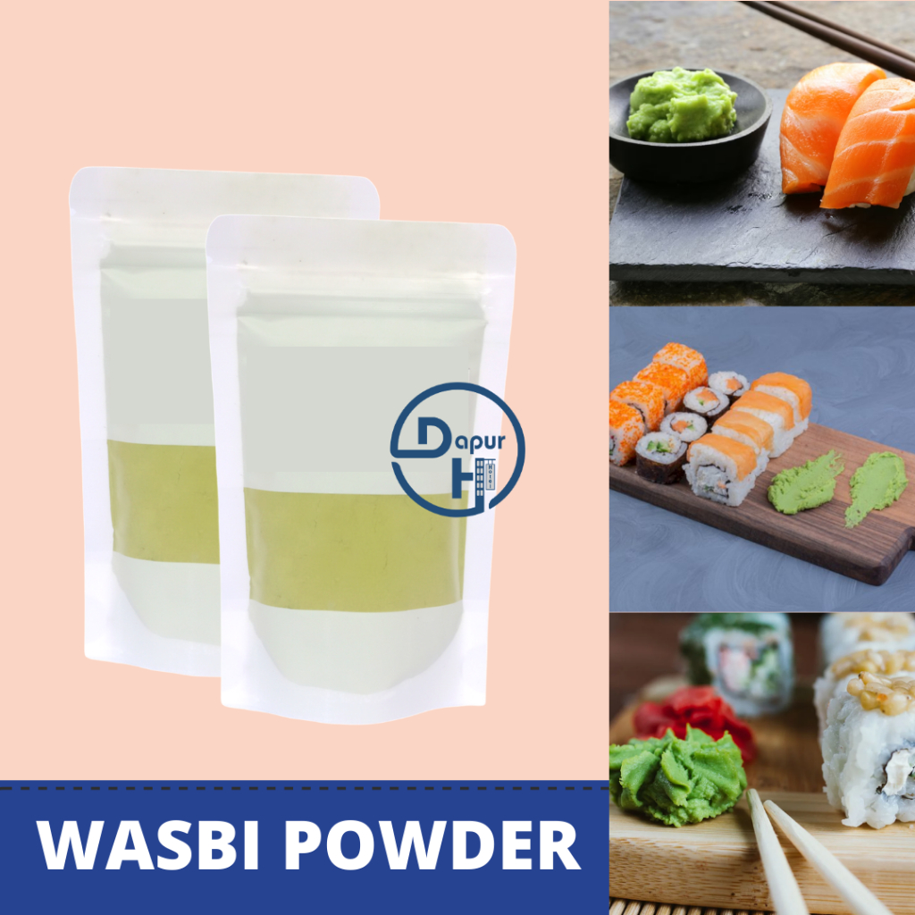 Jual WASABI Powder EXTRA HOT 50g Halal │ Pasta Wasabi Bubuk Import ...