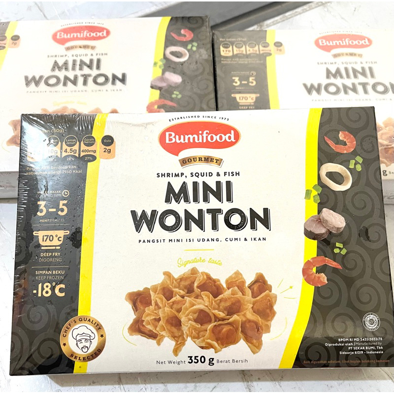 Jual Mini Wonton Bumifood 350gr ~ GALERI PLASTIK FROZEN FOOD | Shopee ...