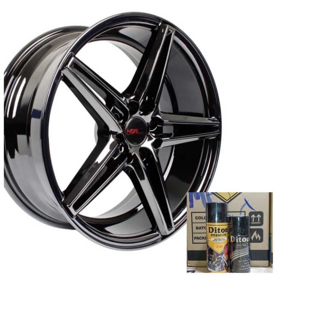 Jual PAKET 2 KALENG BLACK CHROME pilok pilox diton premium x diton ...