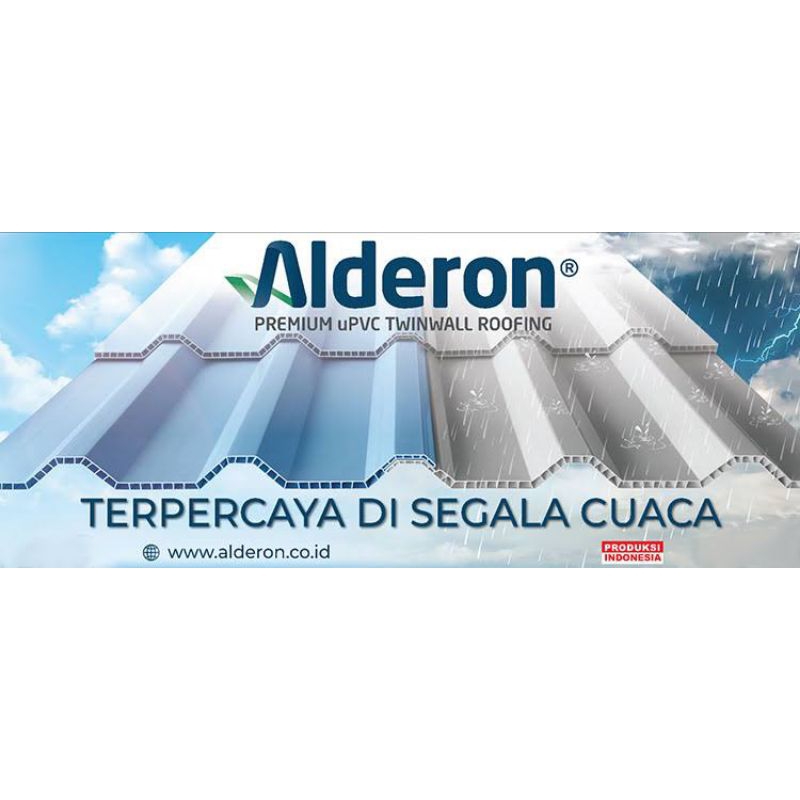 Jual Atap UPVC Alderon Double Layer | Shopee Indonesia