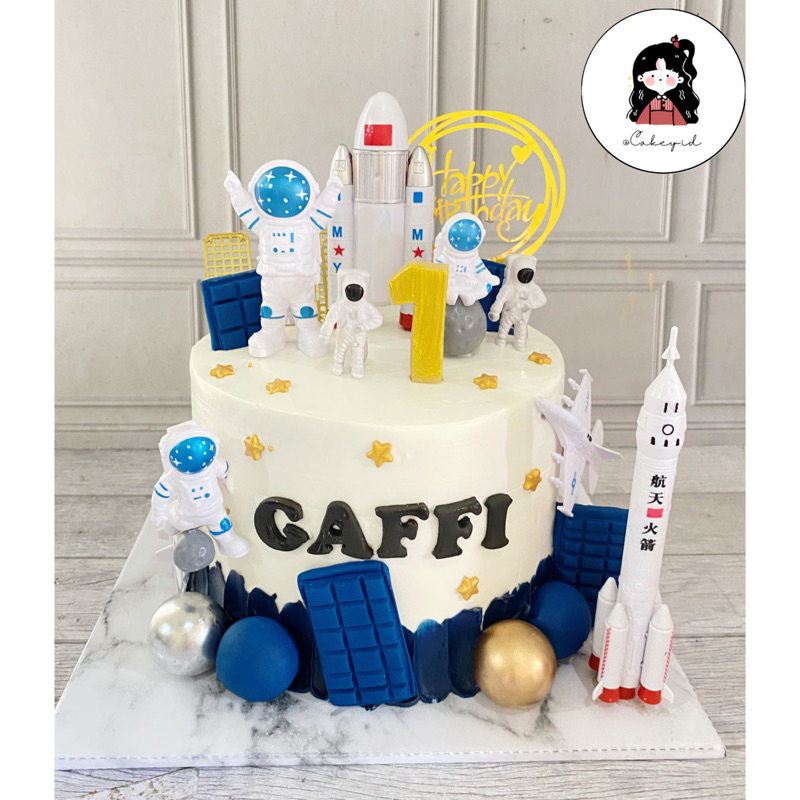 Jual Kue Ulang Tahun Karakter Astronot (butter 20cm) | Shopee Indonesia
