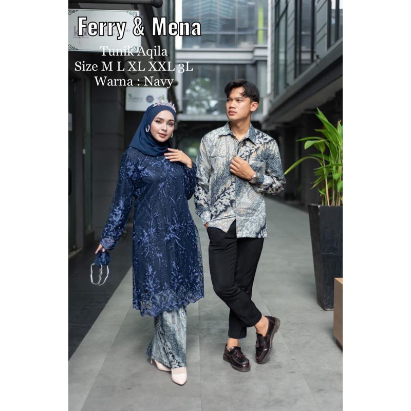 Jual Set Kebaya Couple Modern / Kebaya Couple / Kebaya Pasangan ...