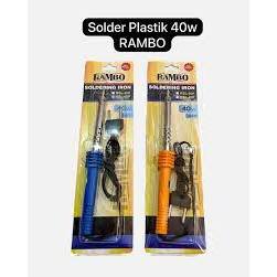 Jual Solder RAMBO 40W RSL-40P / Solder Gagang Plastik RAMBO 40W RSL40P ...