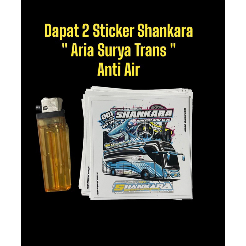 Jual Sticker Bus Shankara Aria Surya Trans | Shopee Indonesia