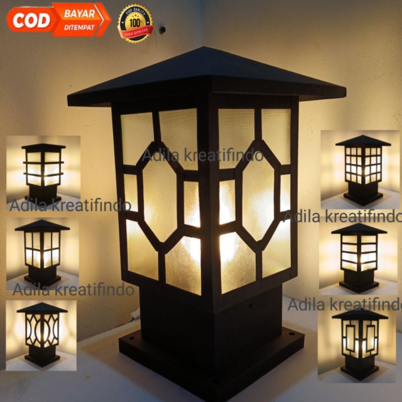 Jual Lampu pilar // lampu pagar // lampu hias // lampu minimalis ...