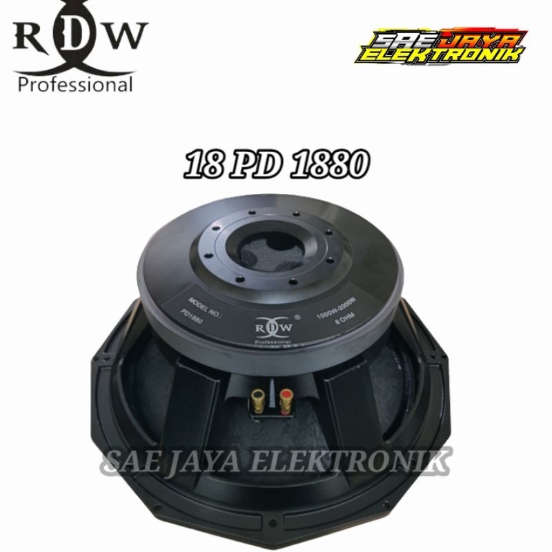 Jual Speaker Komponen RDW 18 PD 1880 / 18PD1880 / PD1880 - 18 Inch ...