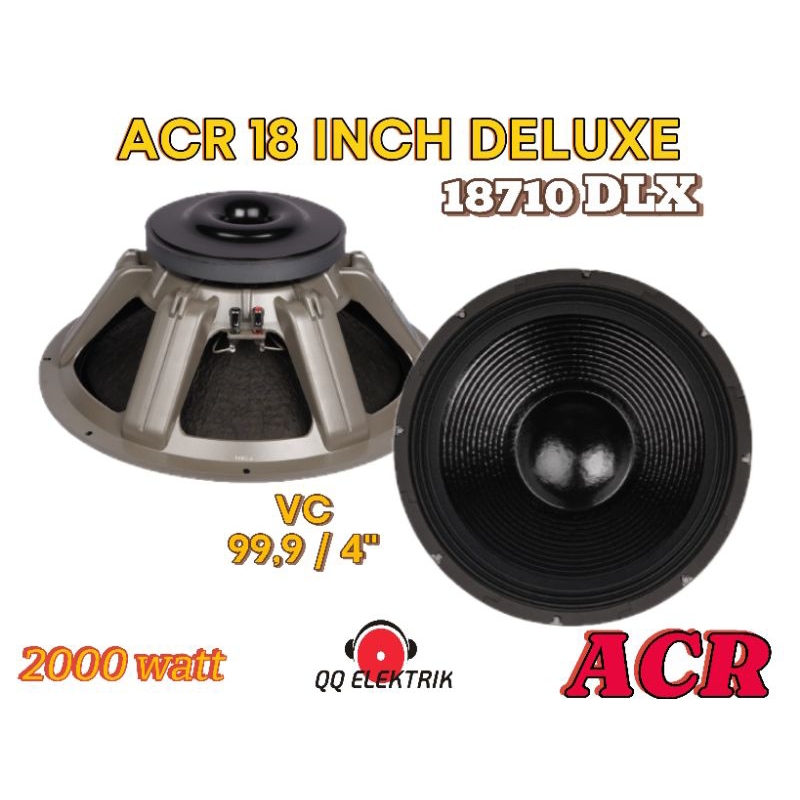 Jual SEPIKER SUBWOOFER NEW ACR 18" DELUXE 18710 2000 Watt | Shopee ...
