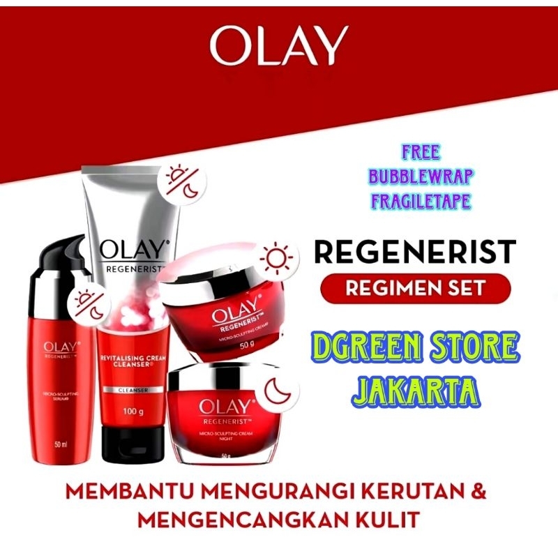 Jual OLAY Regenerist SET Anti Aging Skincare | Shopee Indonesia